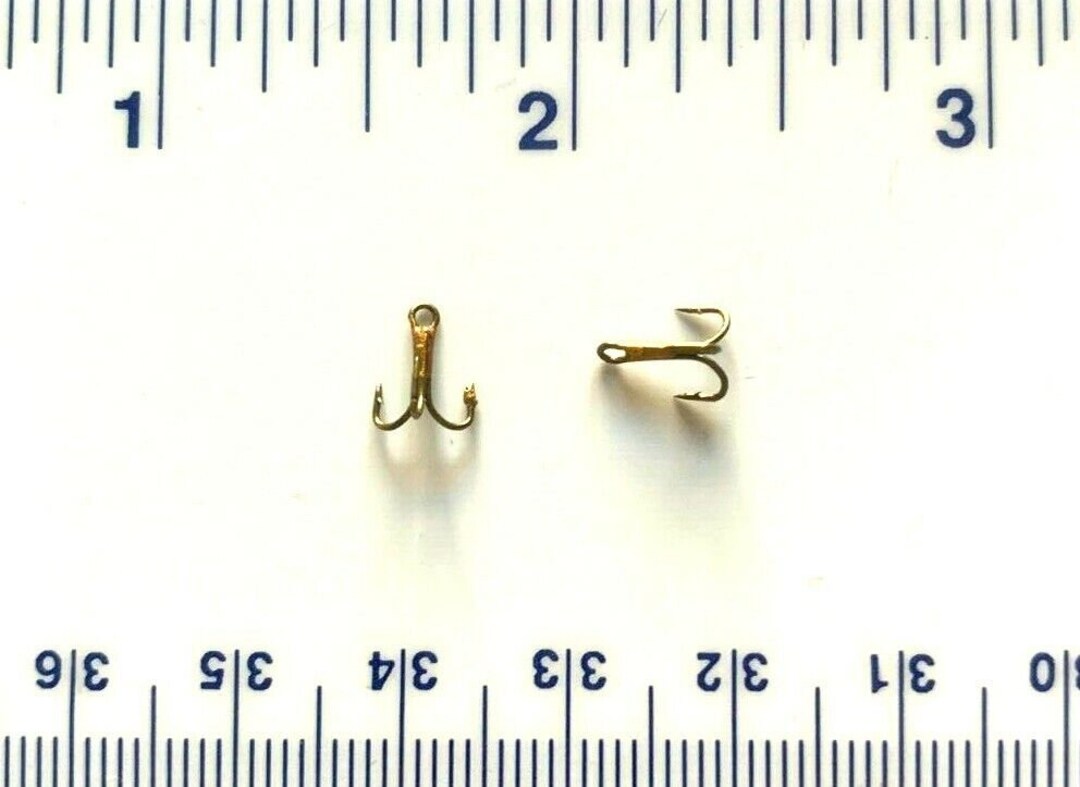 Gerry's Tackle Super Strong Bronze Treble Trout Fish Hooks - Etsy