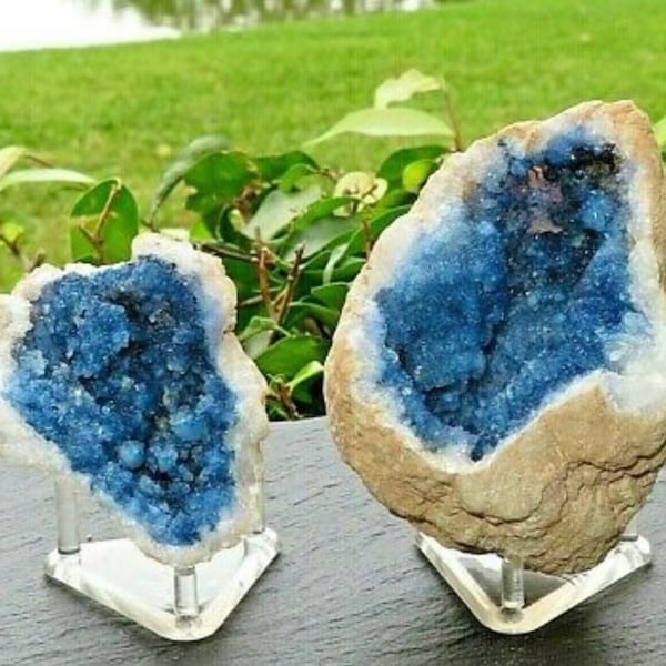 Blue Geode - Etsy
