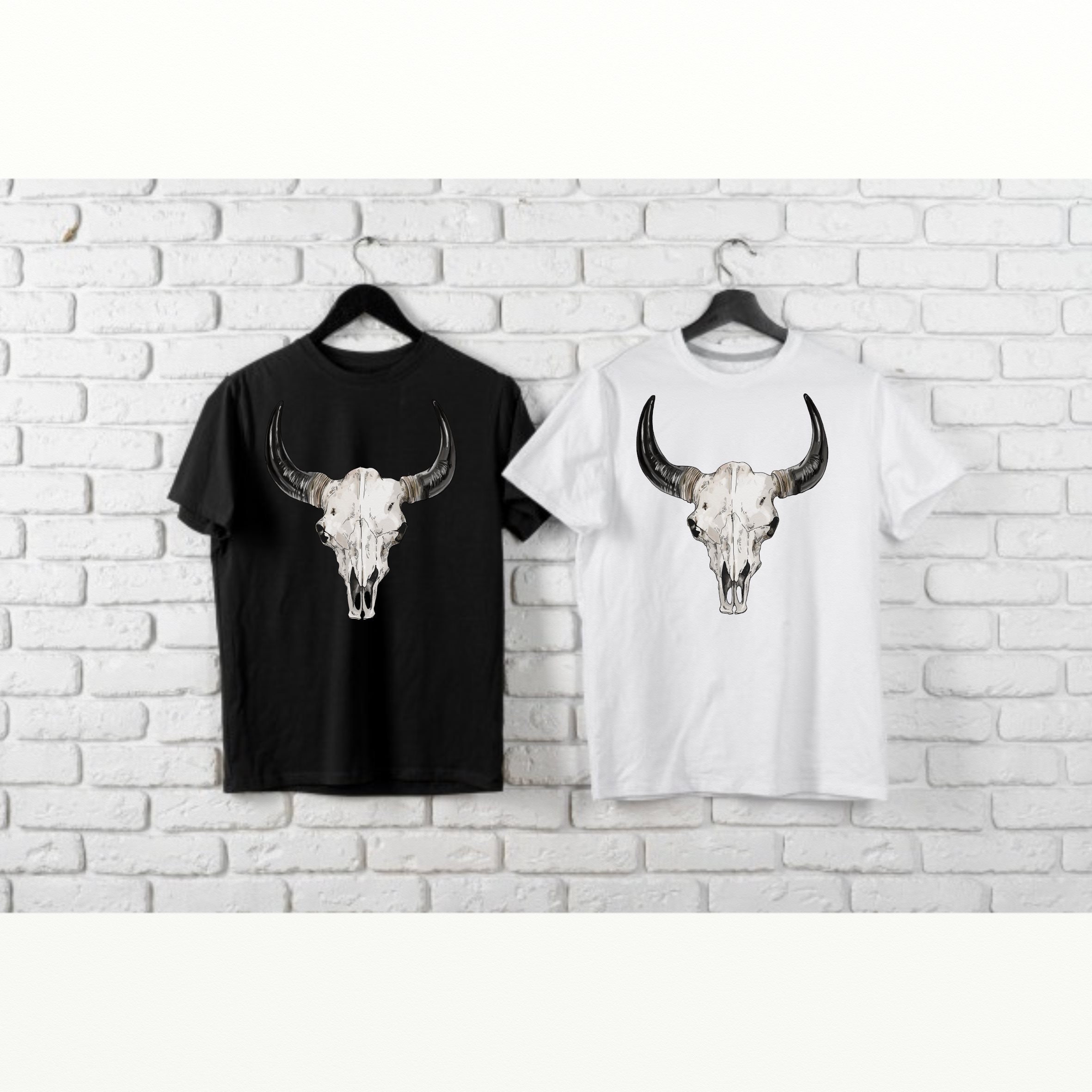 Bull Skull Design Downloads Digital Downloads T-shirt Mug Apron ...