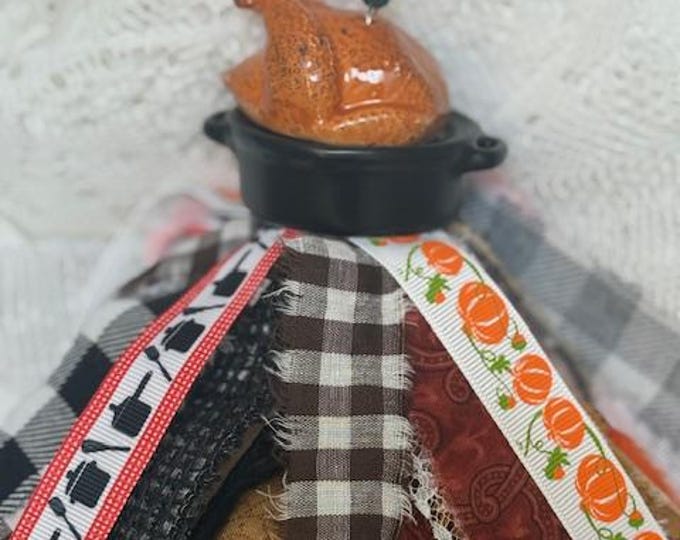 Salt-shaker Tassel, Fabric Tassel, Ceramic Shaker Tassel, Repurposed ...