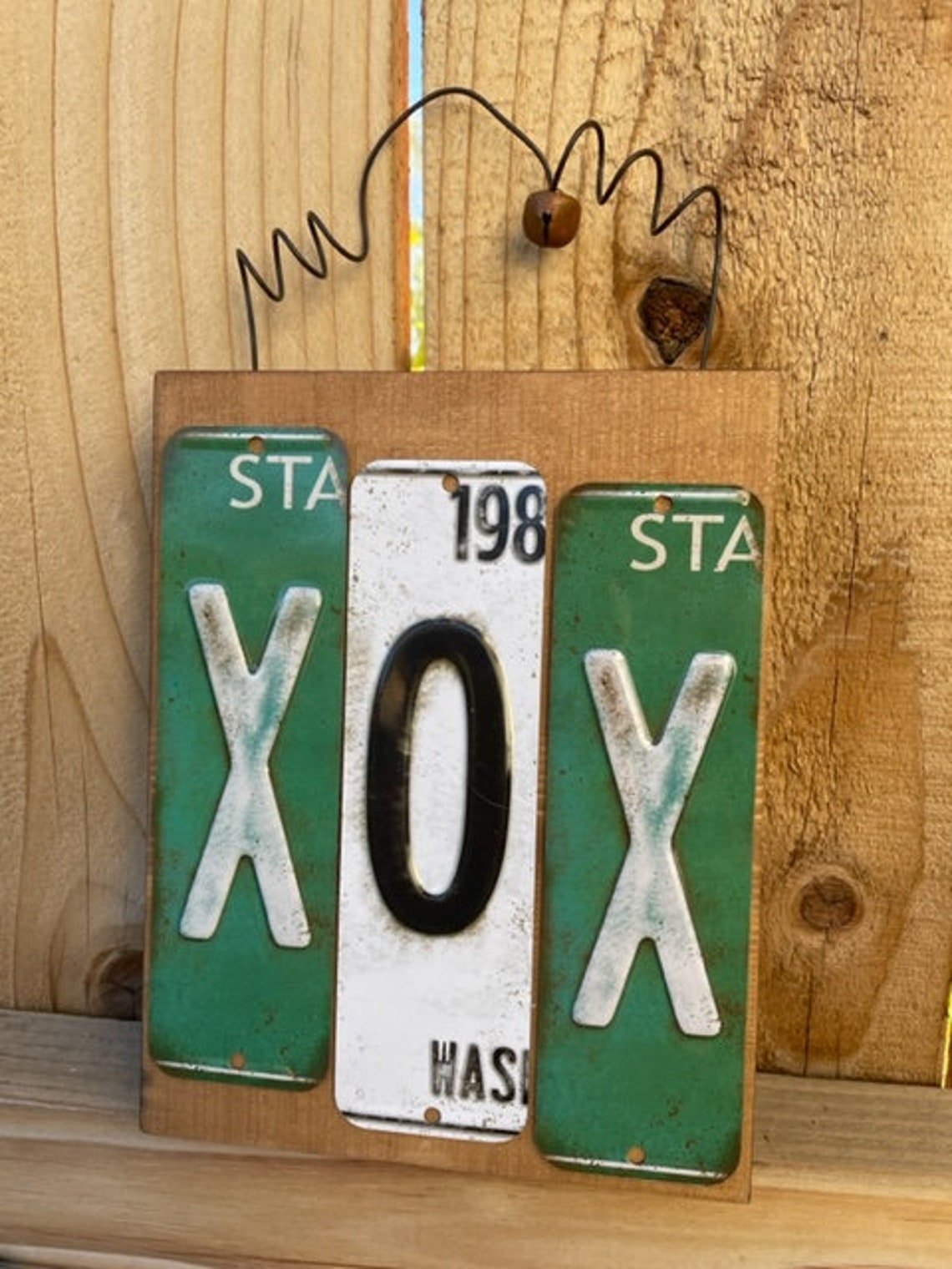 Handmade, License Plate Letter Art, License Plate Sign, License Plate ...