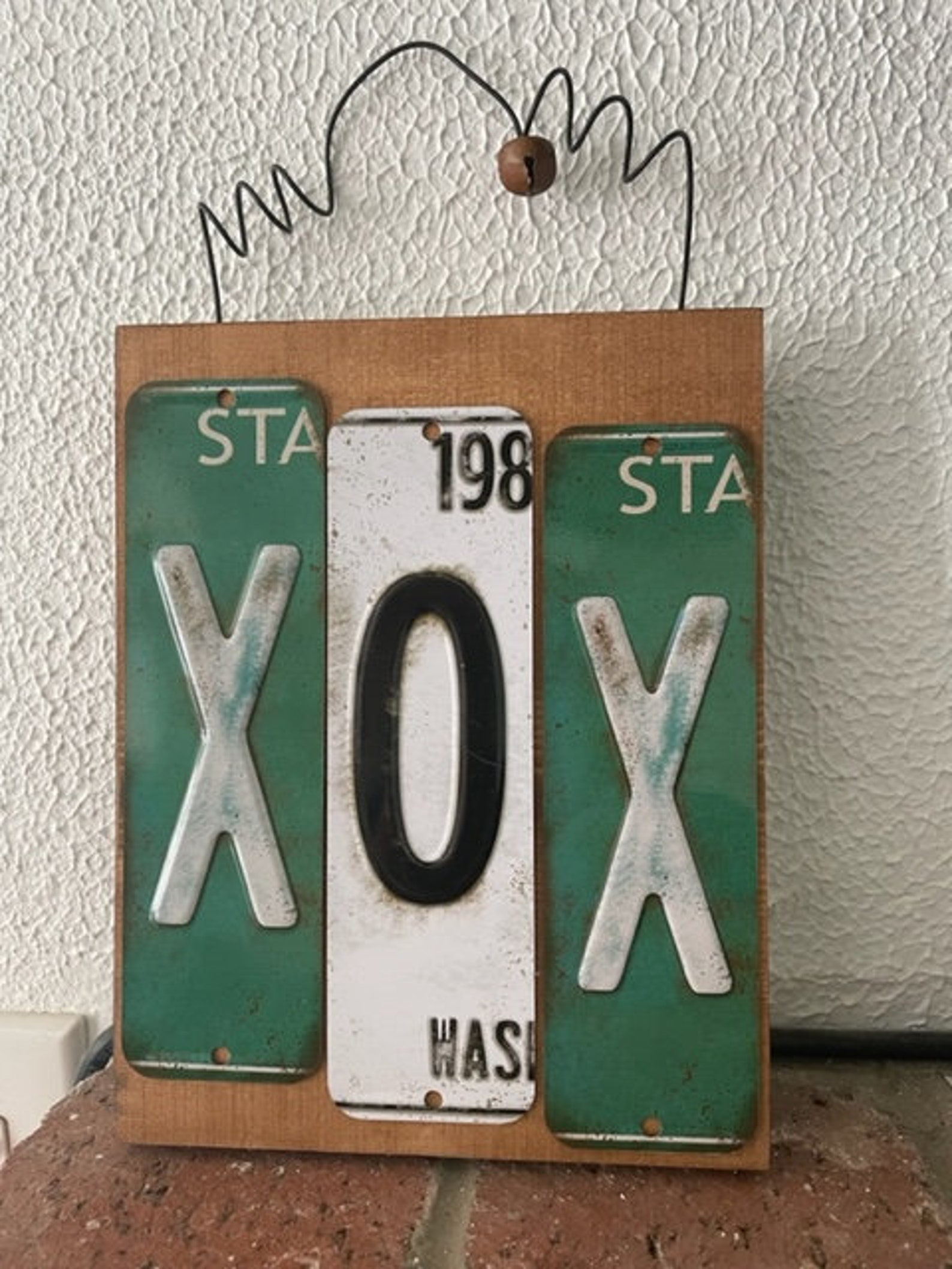 Handmade, License Plate Letter Art, License Plate Sign, License Plate ...