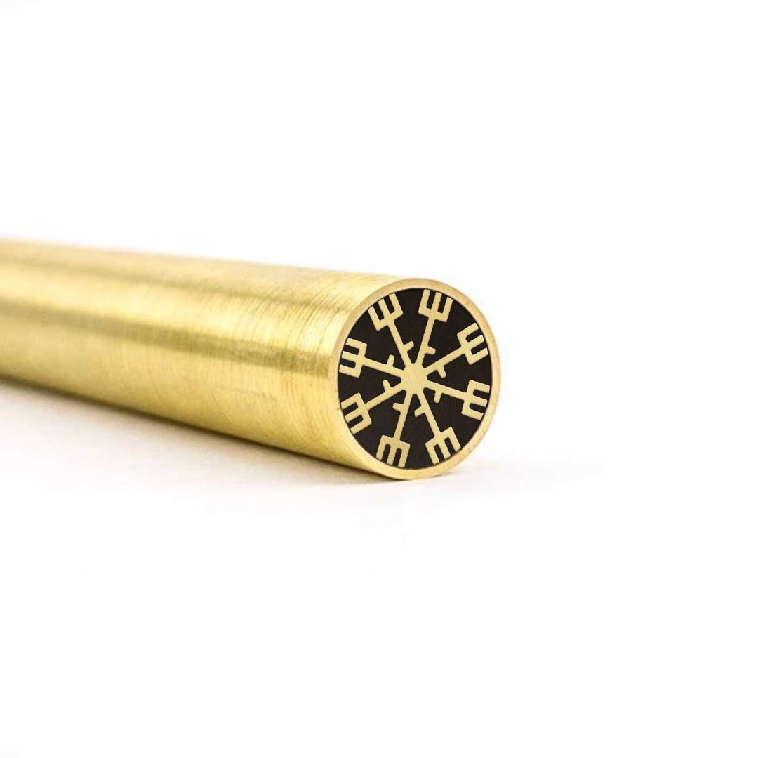 Mosaic Knife Pin - VIKING SYMBOL- 1/4in - 5/16in - 3/8in - Brass ...