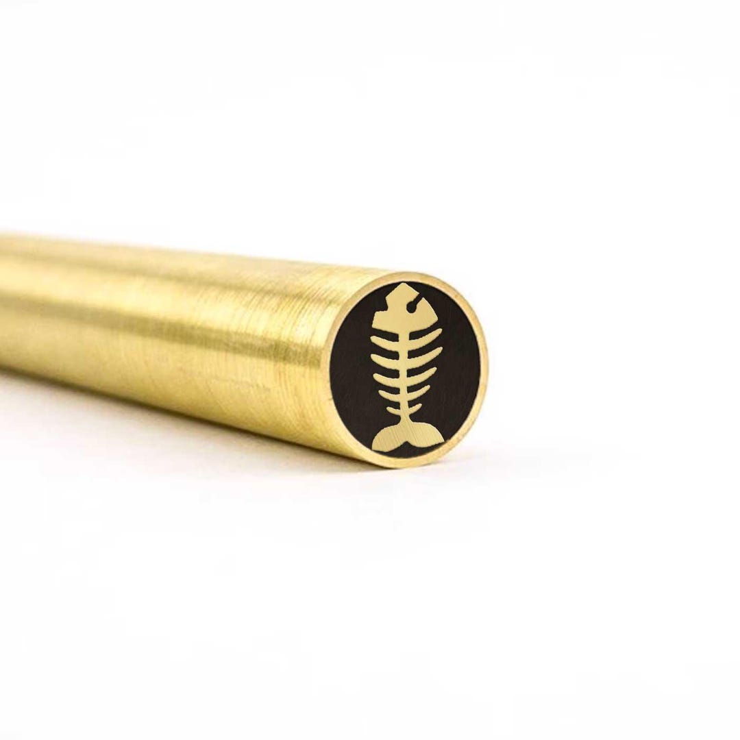 Mosaic Knife Pin - FISHBONE - 3/16in - 1/4in - 5/16in - 3/8in - Brass ...