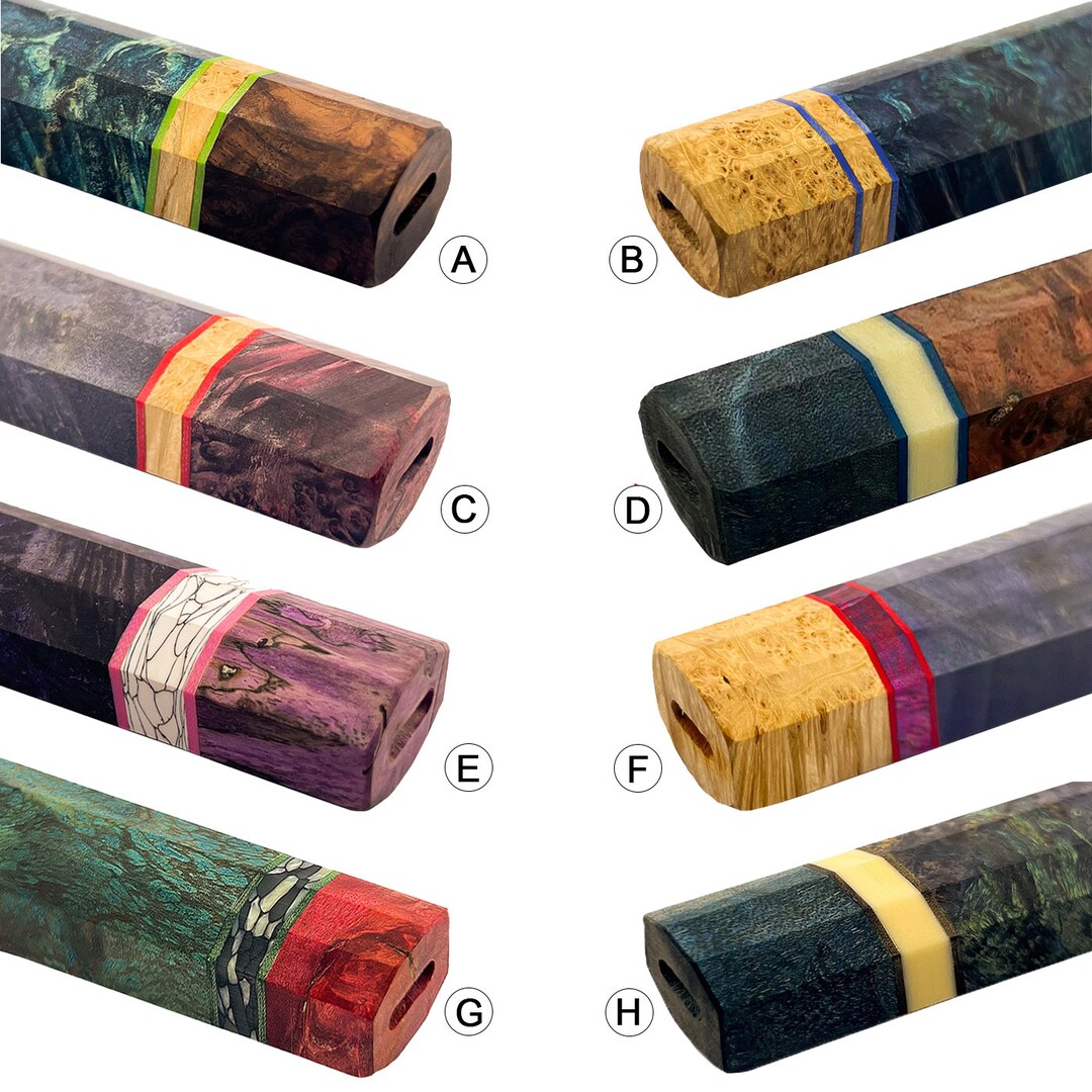 Japanese Style Octagonal Knife Handle Free Mosaic Knife Pin You Can ...