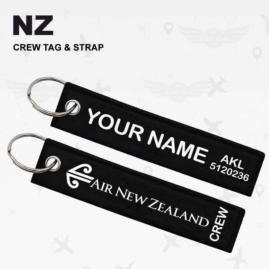 Air New Zeland Cabin Crew Tag & Strap - Etsy