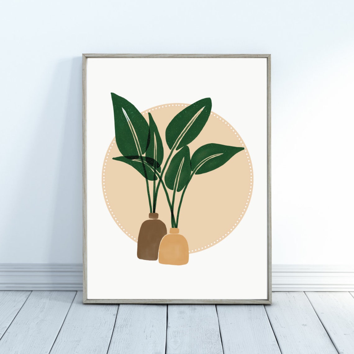 Printable Plant Wall Art, Digital Print, Printable Home Decor, Bedroom ...