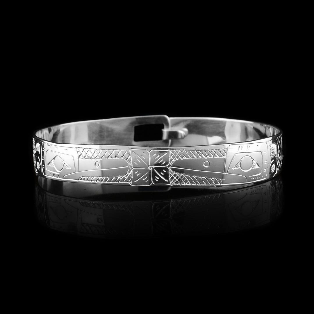 Canadian First Nations, Hand Carved Sterling Silver Hummingbirds and ...