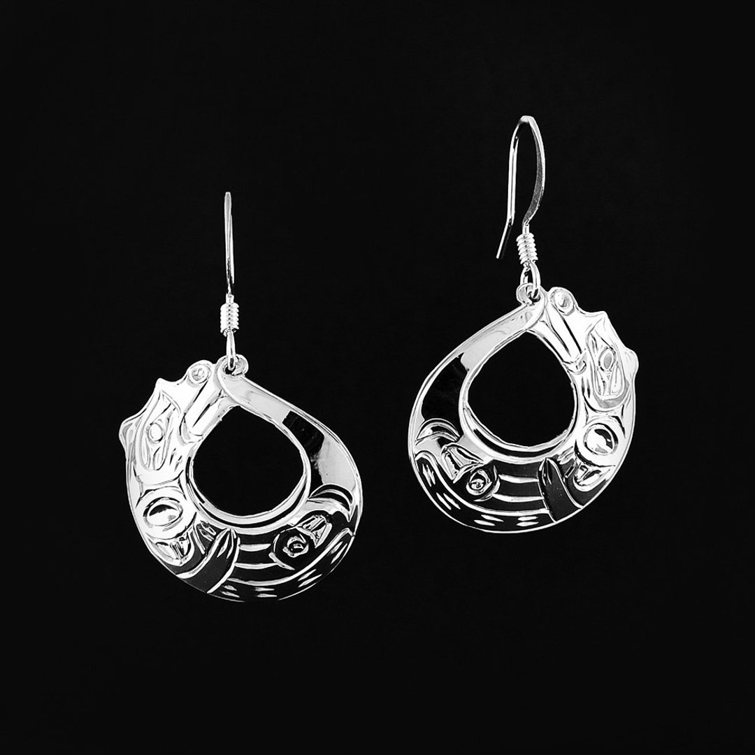 Canadian First Nations Hand Carved Sterling Silver Otter - Etsy