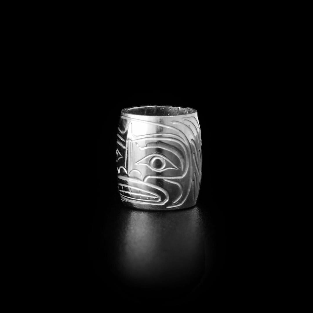 Canadian First Nations, Hand Carved Sterling Silver Sasquatch Charm ...