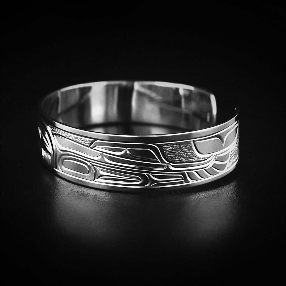 Northwest Coast First Nations Hand Carved Sterling Silver - Etsy