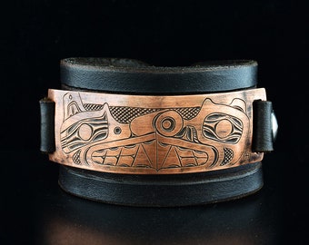 First Nations Copper Bracelet - Etsy