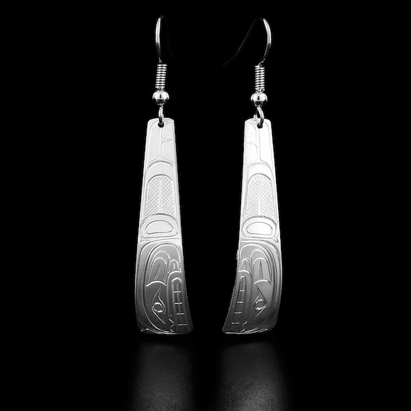 Orca Indigenous Earrings - Etsy