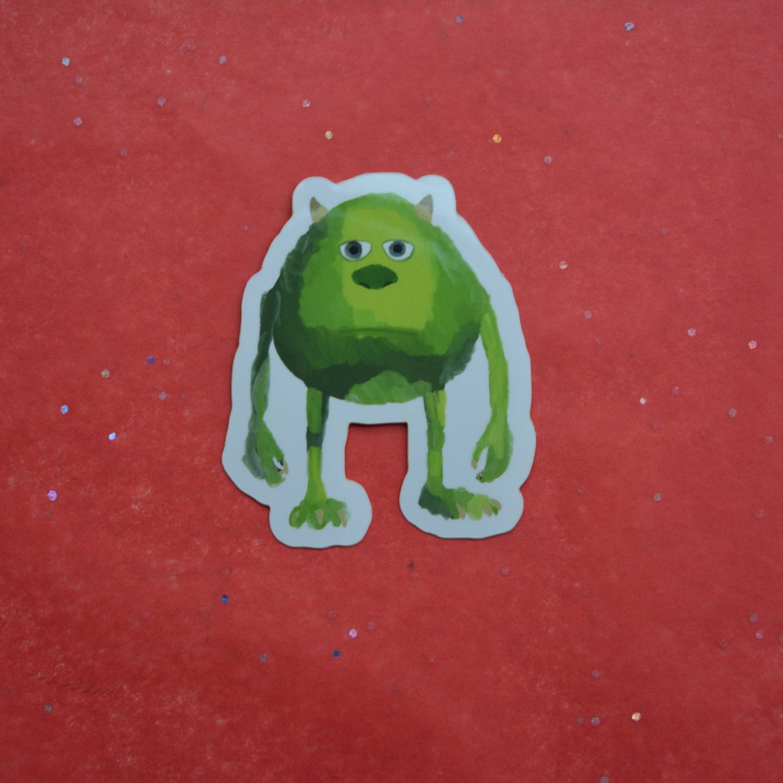 Meme Mike Wazowski Vinyl Sticker monsters inc monsters | Etsy