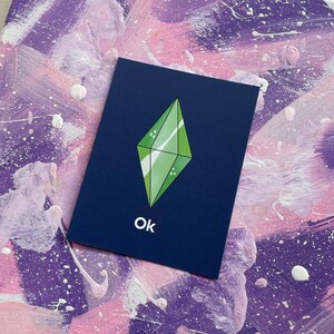 Sims 4 OK Loading Screen Art Print - Wall Decor - Gaming - Sims ...