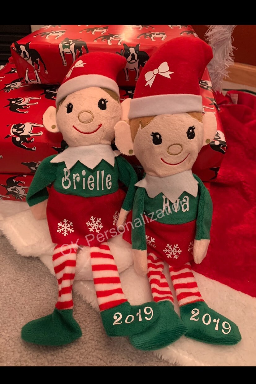 Personalized Christmas Elf Boy/girl Elves. - Etsy