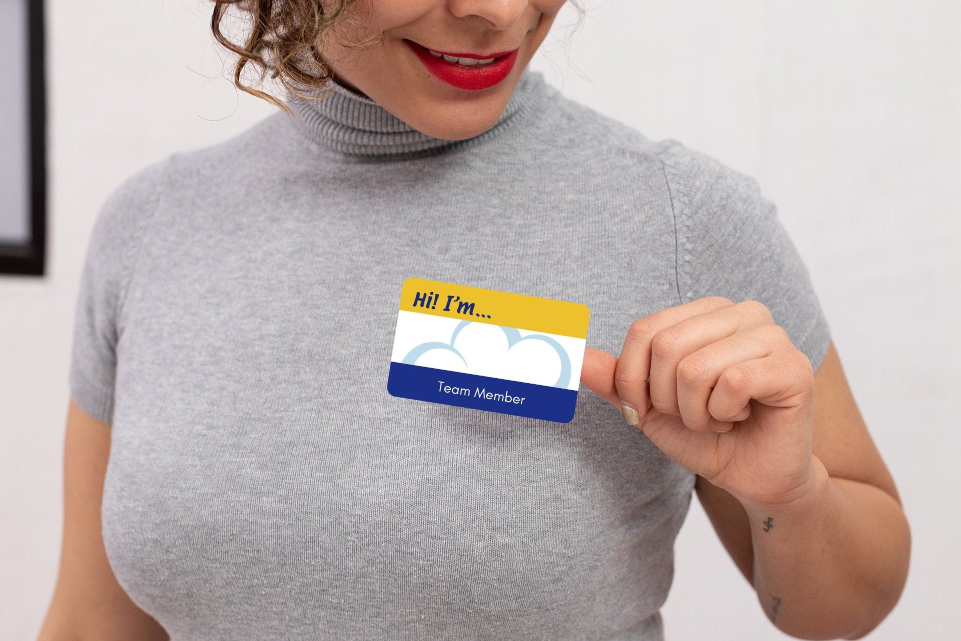 Custom Superstore Name Tag Sticker Personalized Cloud9 | Etsy