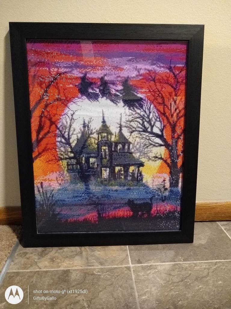 Haunted House Diamond Painting | Etsy