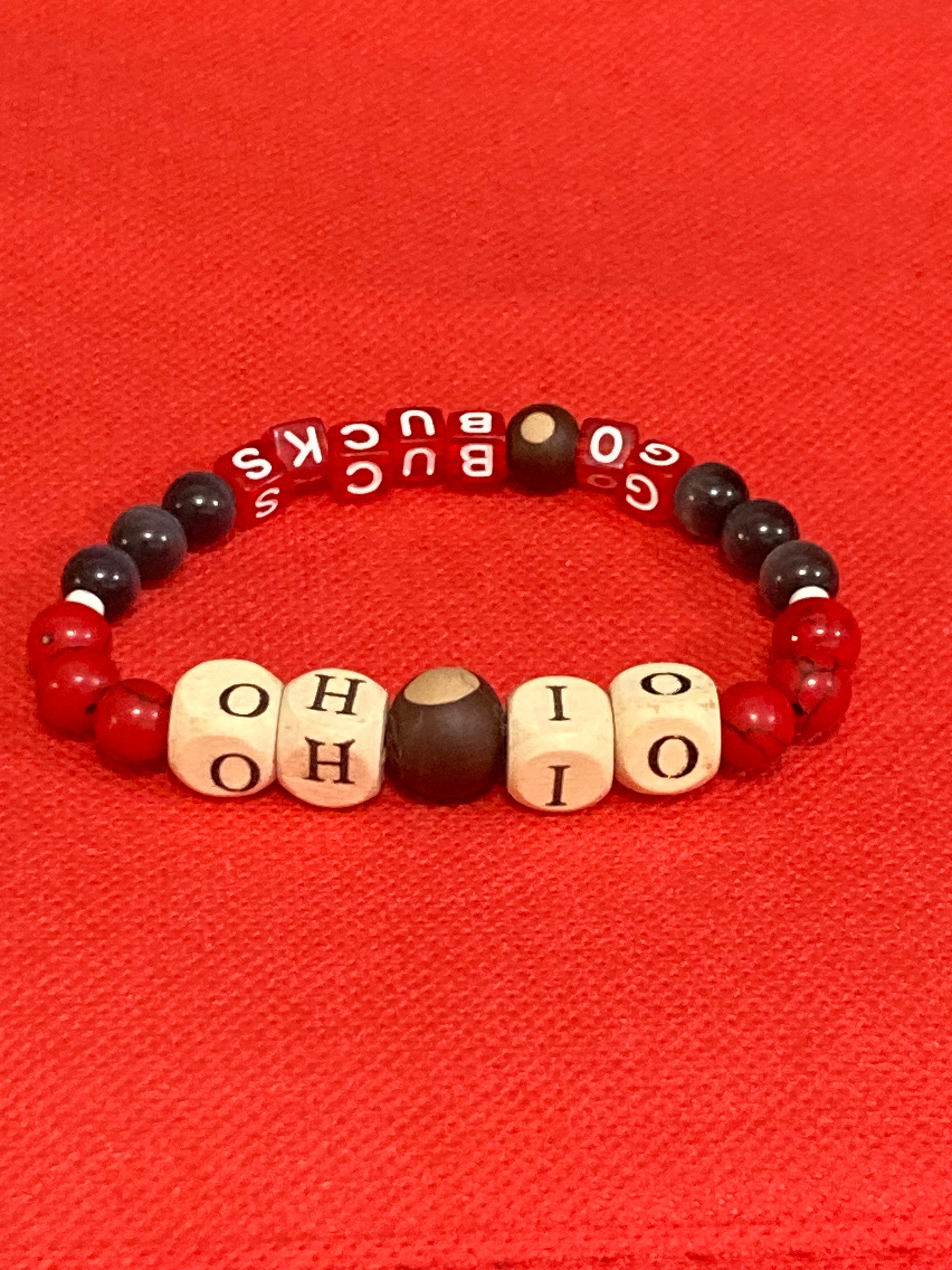 Ohio State BUCKEYE Fan Bracelet - Etsy