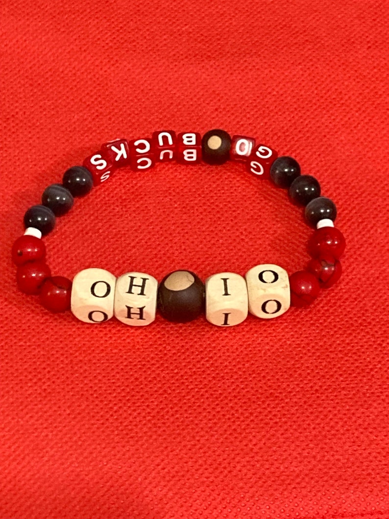 Ohio State BUCKEYE Fan Bracelet - Etsy