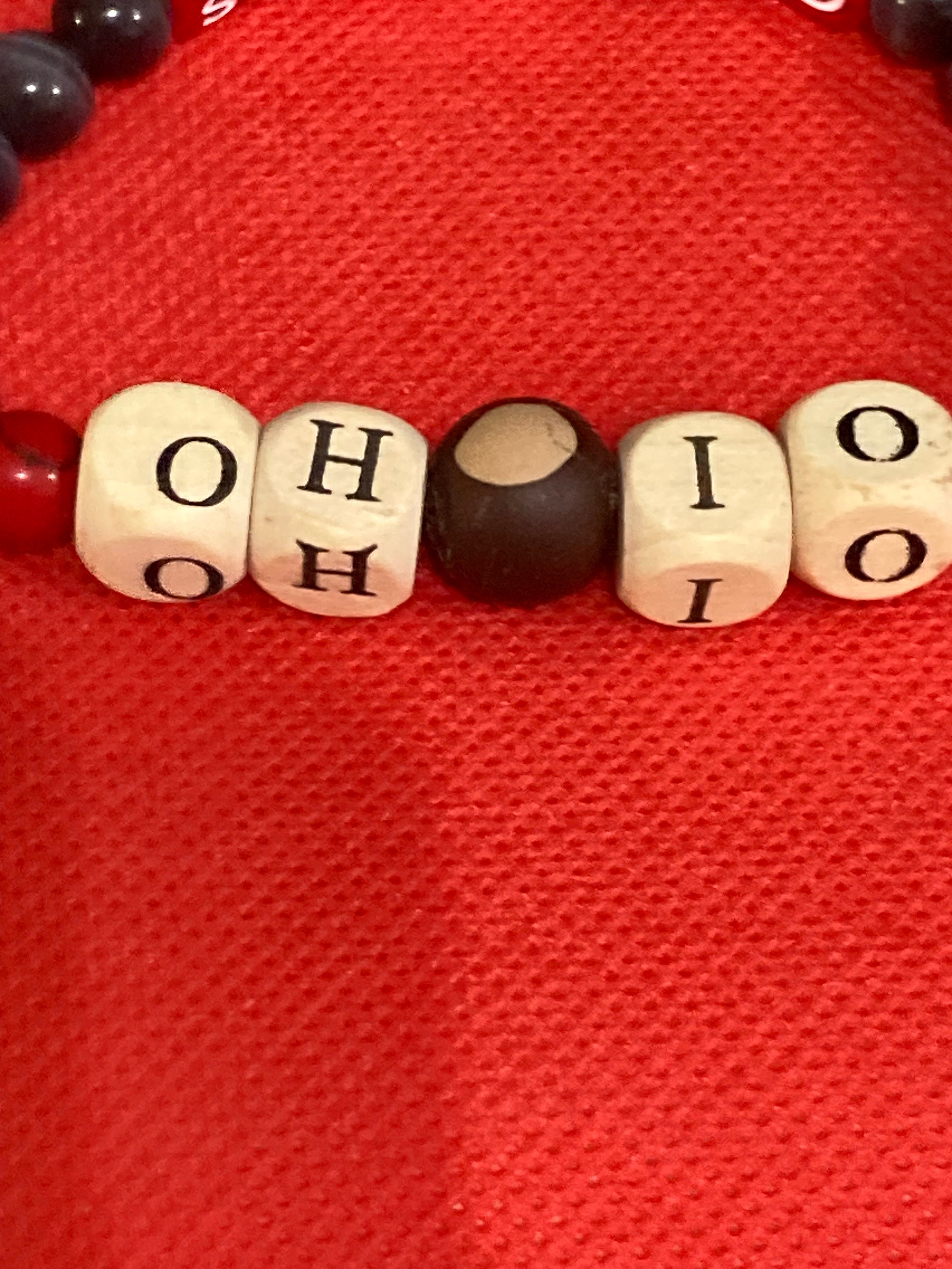 Ohio State BUCKEYE Fan Bracelet - Etsy