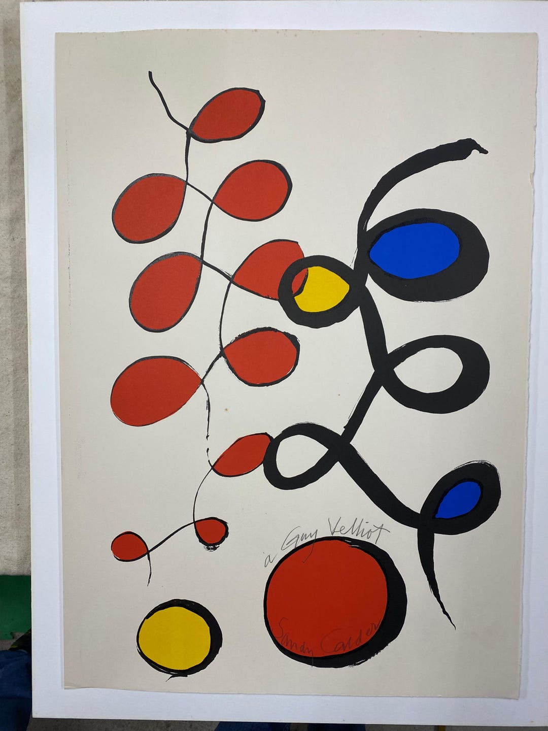 Alexander Calder Pencil Signed Lithograph 1971 'boules De Couleurs ...