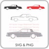 1973 1974 1975 1976 1977 73 Chevy Chevrolet Monte Carlo Svg Vector ...
