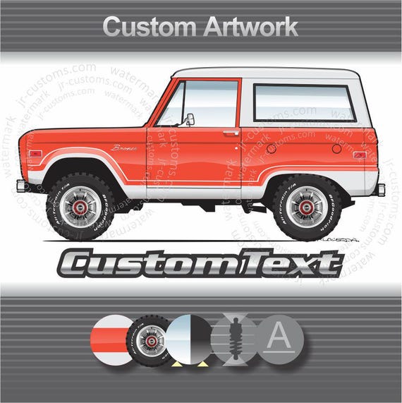 1966 Ford Bronco Decals Enter To Win A 1972 Ford Bronco Restomod