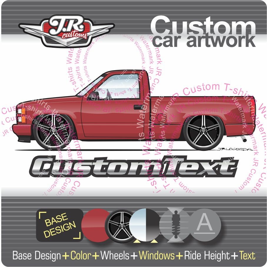 Custom 1988 1989 1990 1991 1992 1993 88 89 90 91 92 93 Chevy Silverado ...