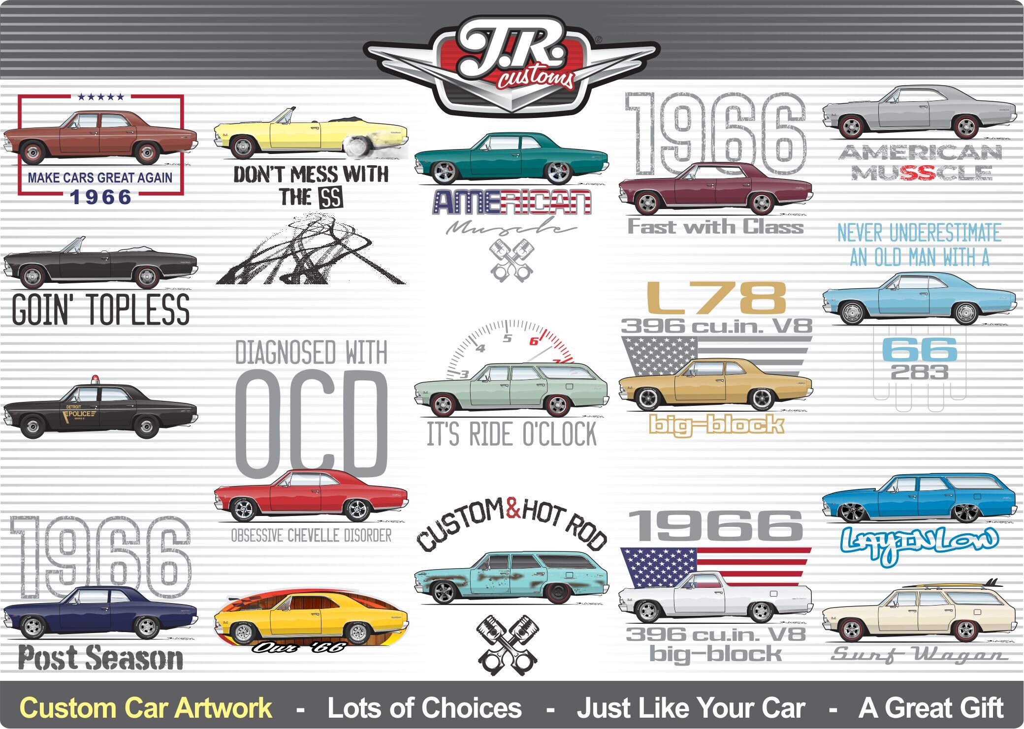 Custom 66 1966 Chevy Chevrolet Chevelle Malibu SS 396 Deluxe - Etsy