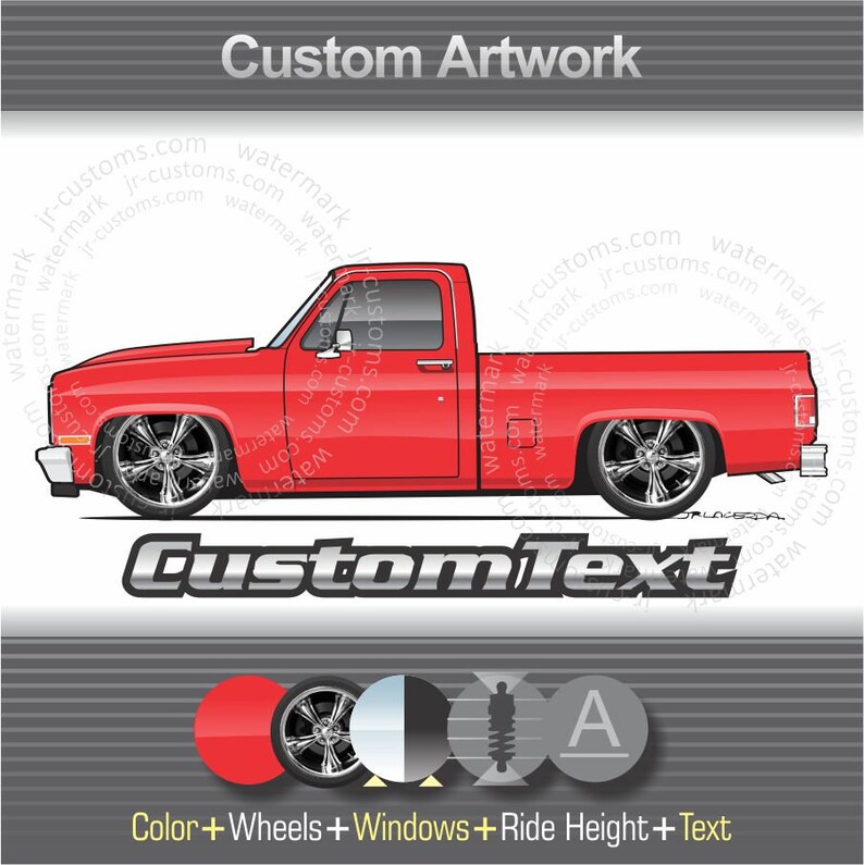 Custom Chevy C10 Truck Art, Personalized PNG (digital File) - Etsy