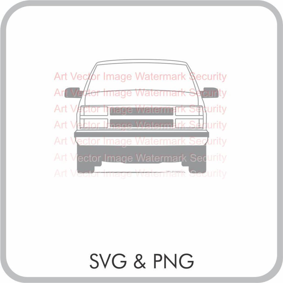 1988-98 Chevy Chevrolet OBS Silverado 1500 Pickup Truck Front View Svg ...