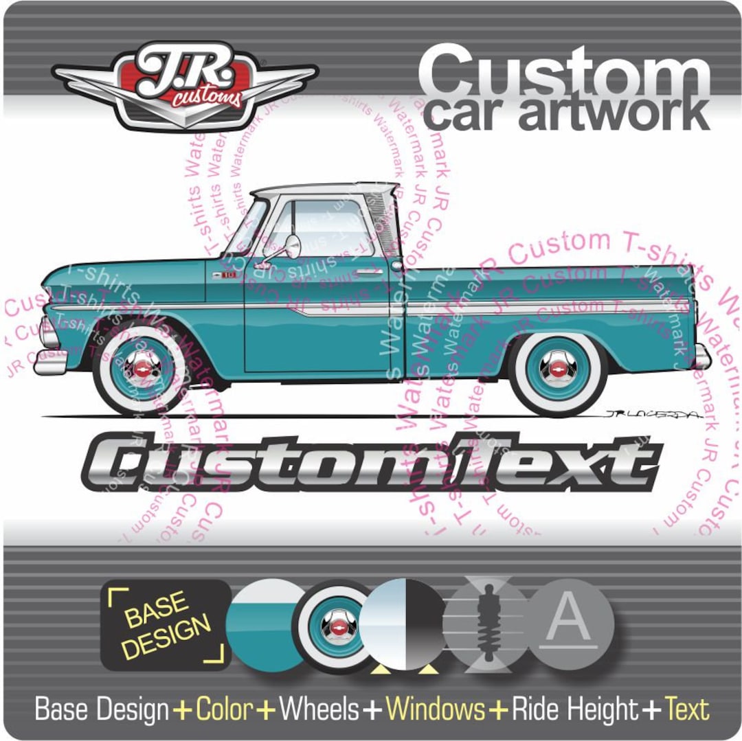 Custom 1965 65 Chevy Fleetside Chevrolet C10 C-10 Short K10 Bed Pickup ...