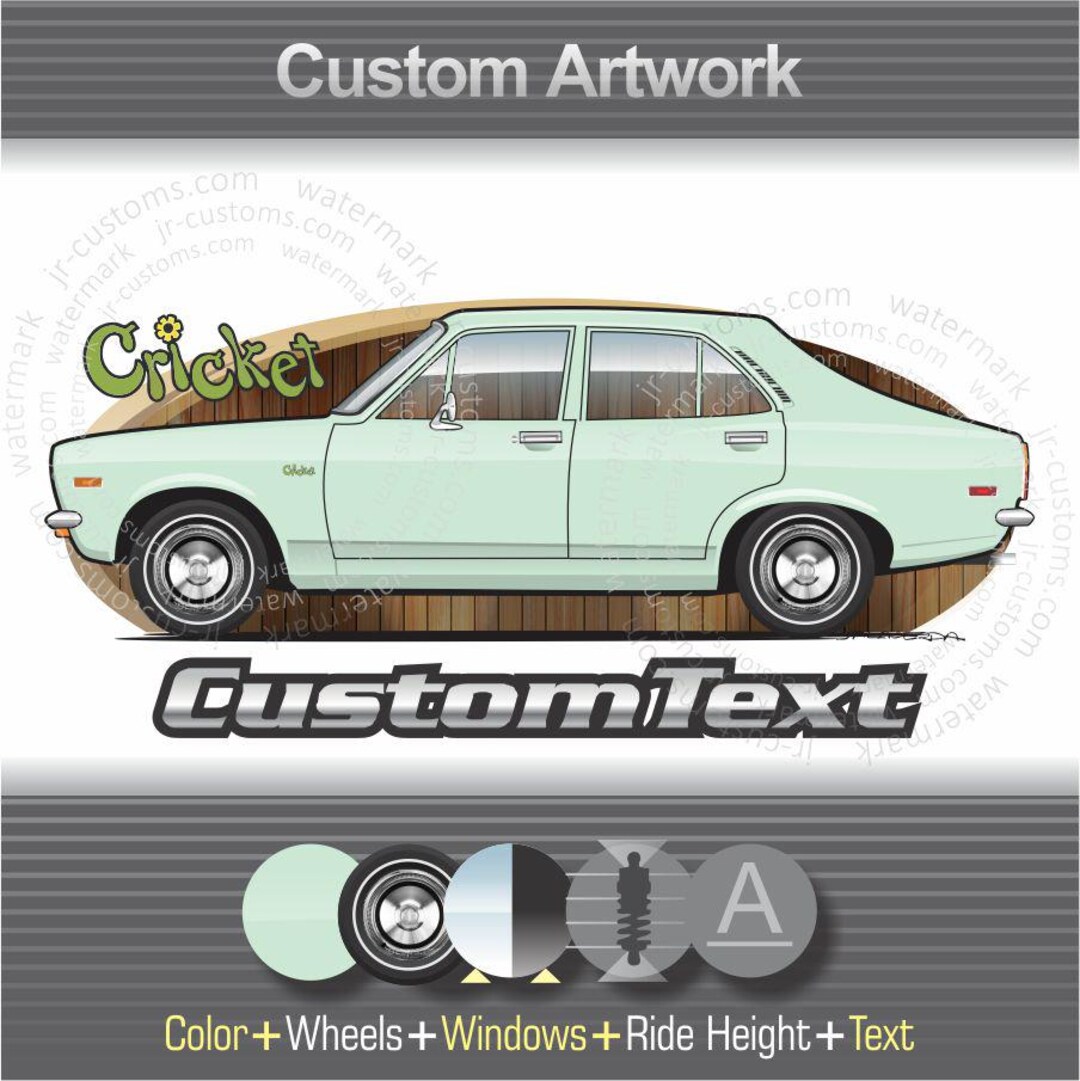 Custom 1970-76-1979-81 Hilman Avenger GL GLS GT Tiger Chrysler Talbot ...