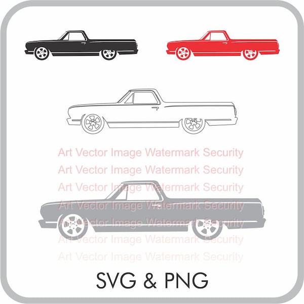 65 Chevy Truck Vector - Etsy