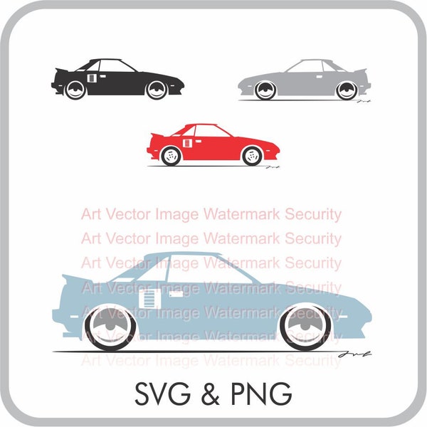 Toyota 86 Clip Art - Etsy