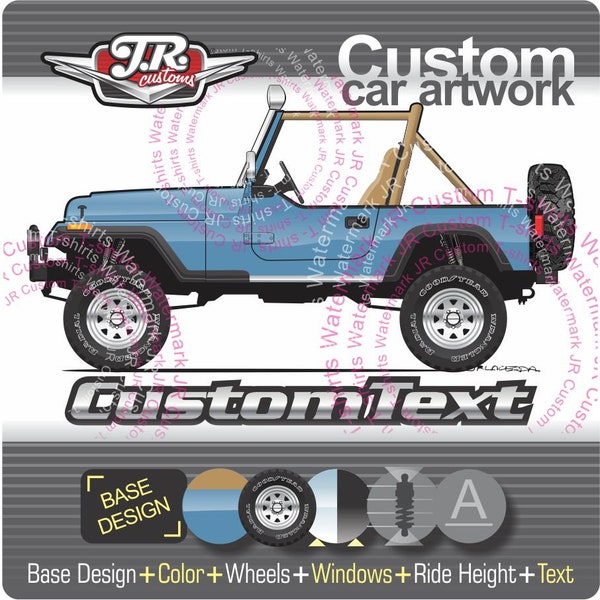 Jeep Yj Sticker - Etsy