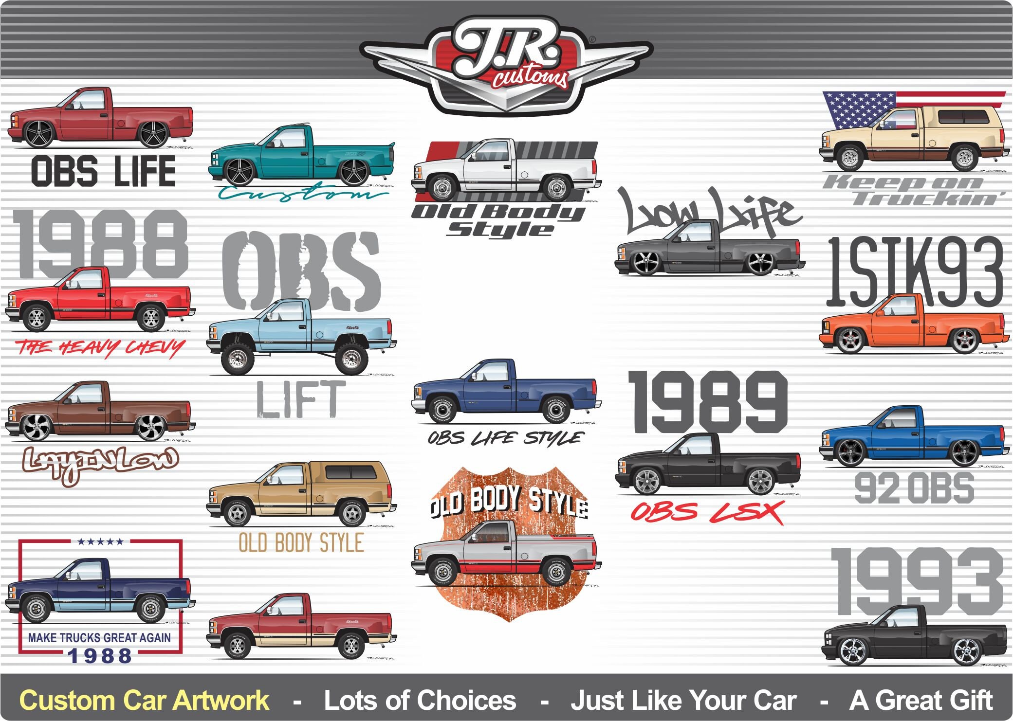 Custom 1988 1989 1990 1991 1992 1993 88 89 90 91 92 93 Chevy Silverado ...