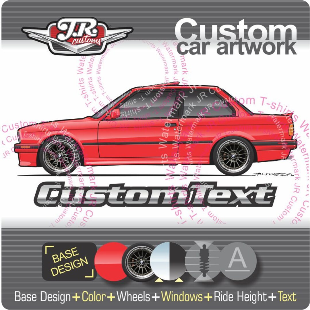 Personnalisé 1984 1985 1986 1987 1988 1989 1990 1991 E30 BMW 318i 318is ...