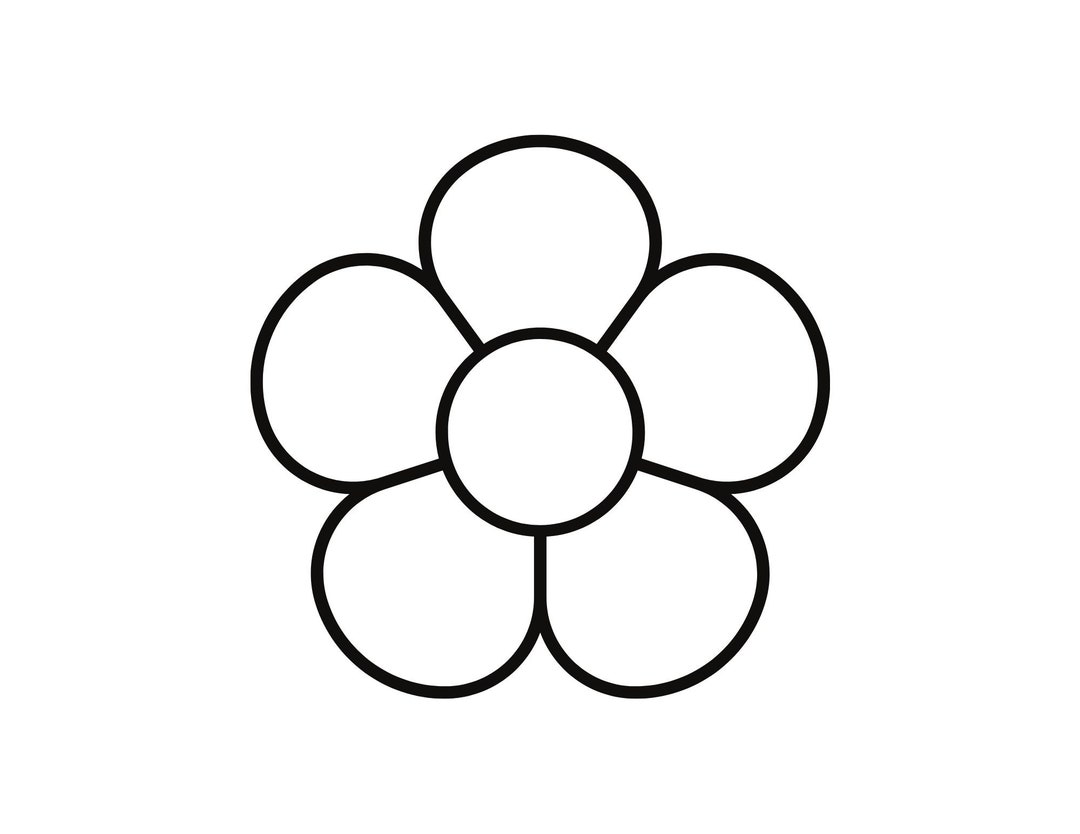 Basic Flower: Comes in 8 Sizes - Etsy