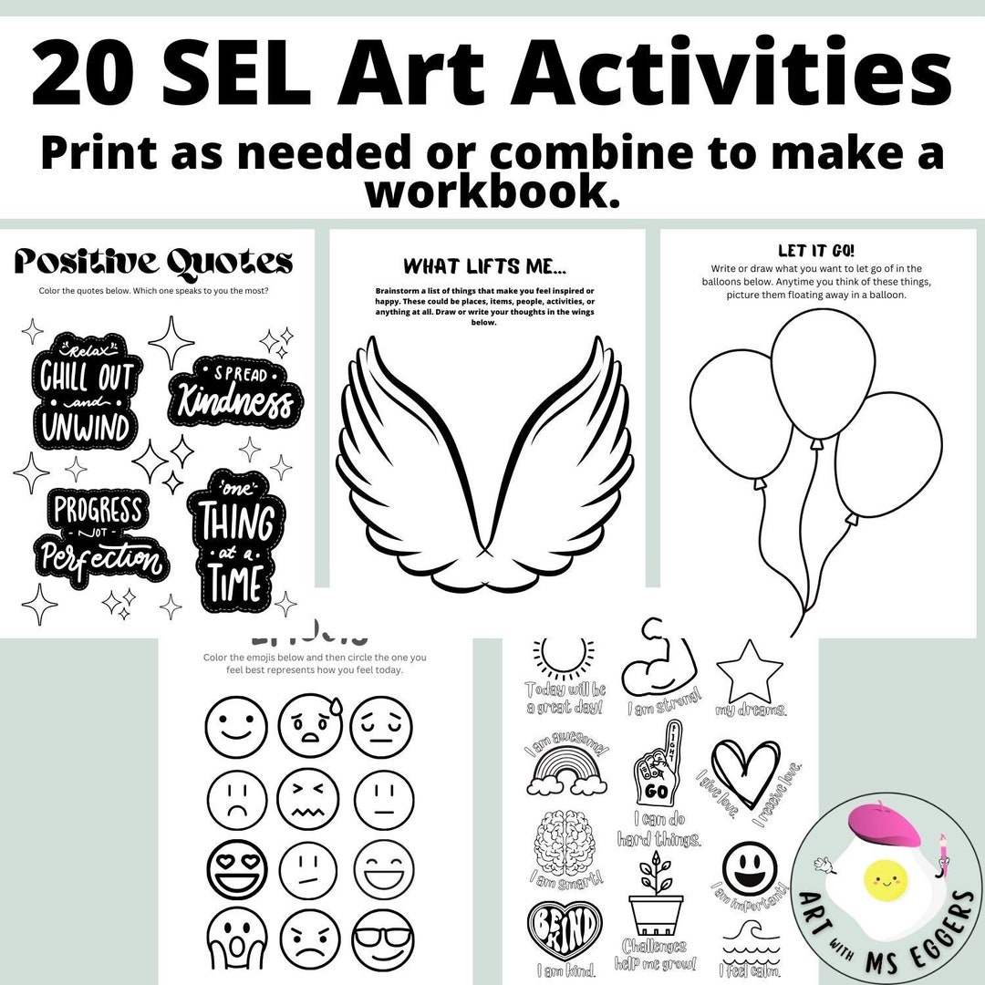 Art for Mental Health: Social and Emotional Learning Art Activities for ...