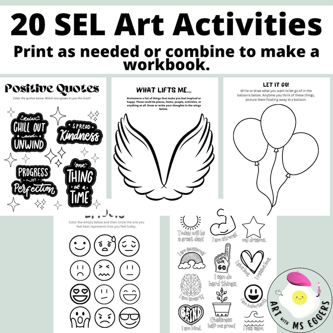 Art for Mental Health: Social and Emotional Learning Art Activities for ...