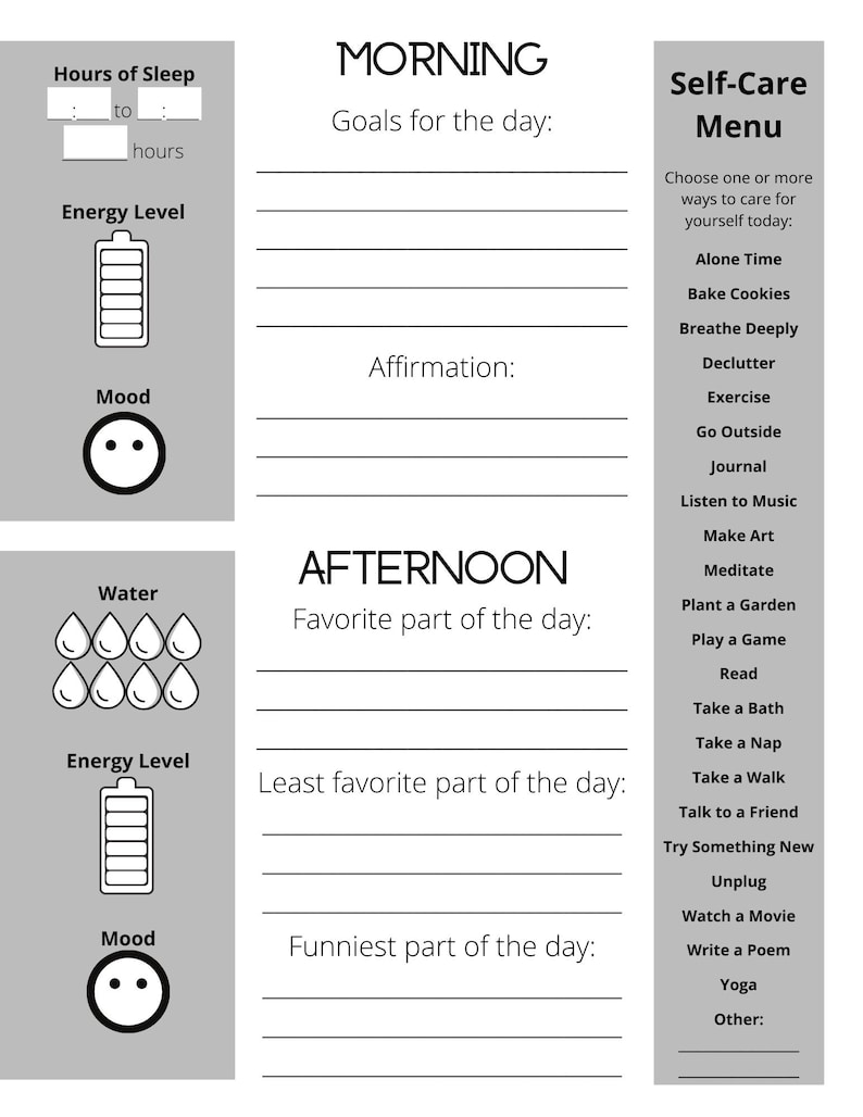 Self Care Journal and SEL Resources - Etsy