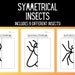 Symmetry Insect Challenge: Finish the Drawing - Etsy