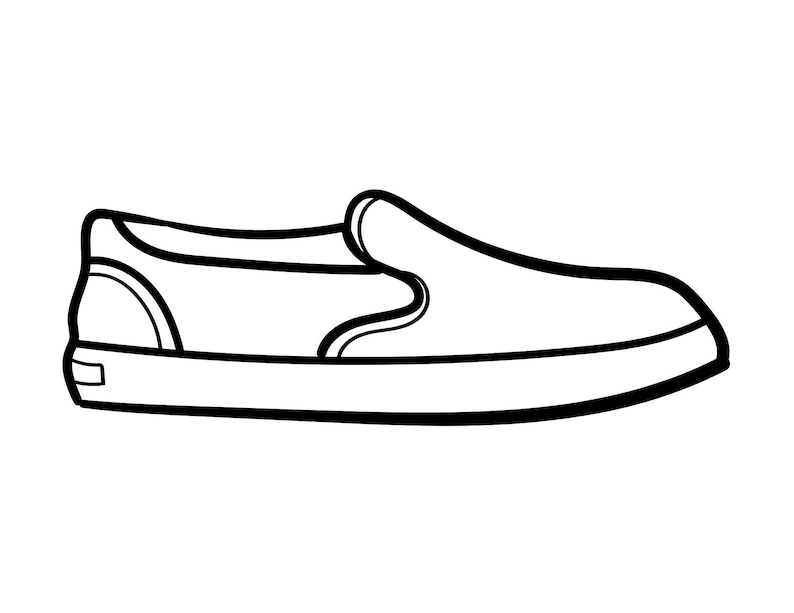 Design a Shoe: 10 Different Shoe Coloring Pages for Creative Fun - Etsy