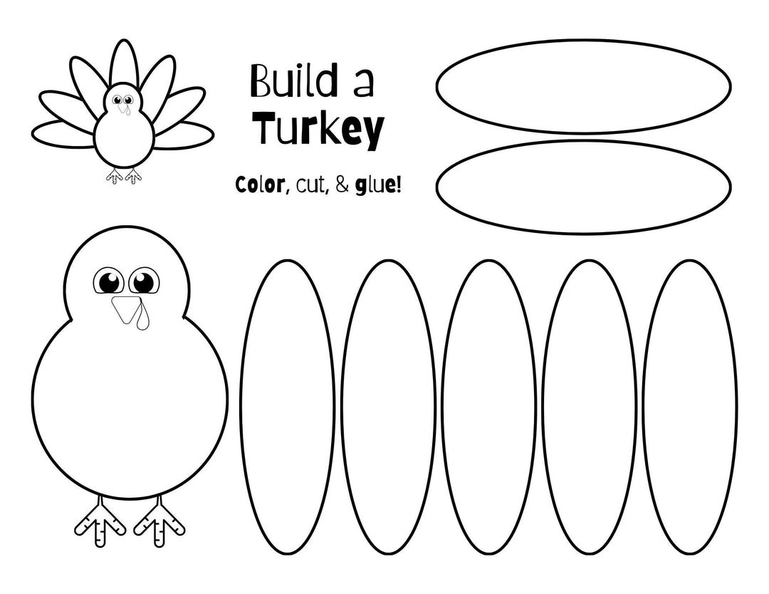 Manualidad de pavo para niños, cómo hacer un pavo, manualidad de Acción ...