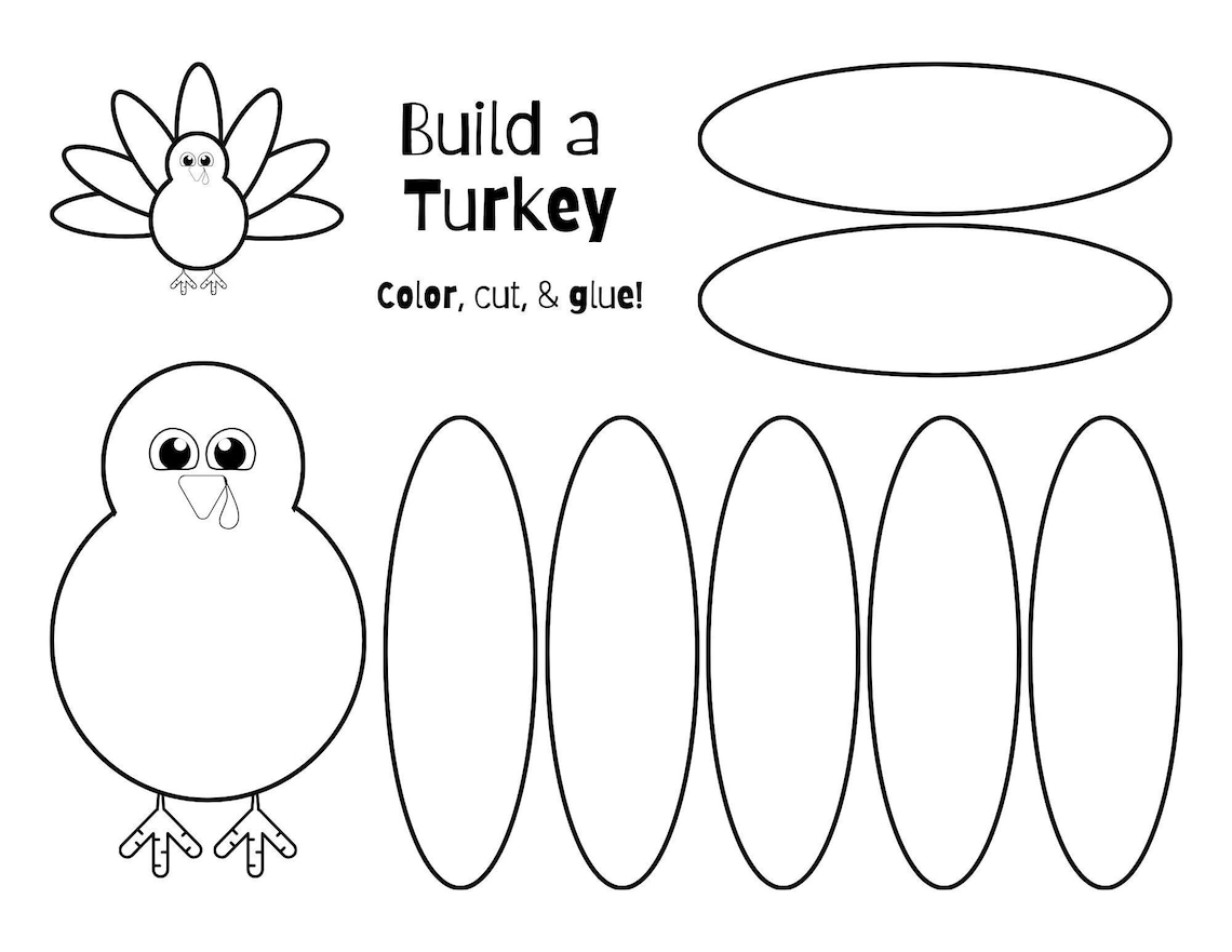 Manualidad de pavo para niños, cómo hacer un pavo, manualidad de Acción ...