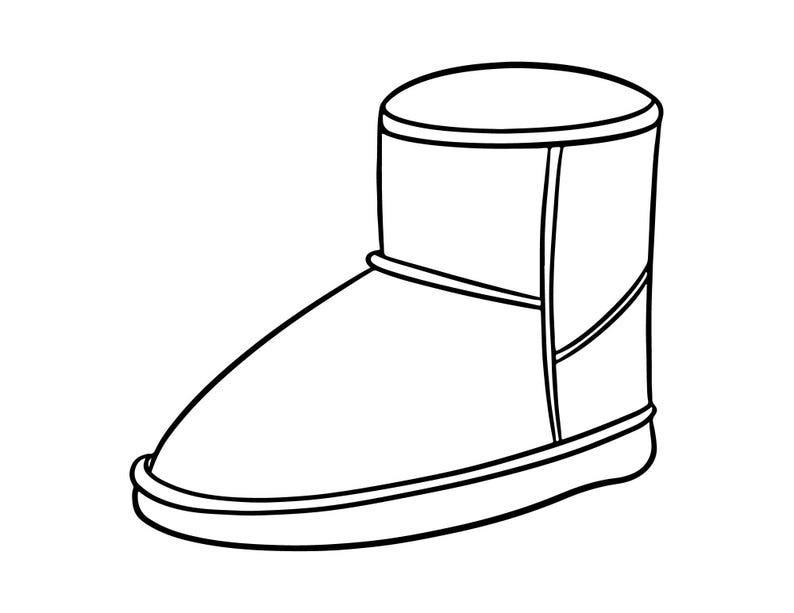 Design a Shoe: 10 Different Shoe Coloring Pages for Creative Fun - Etsy