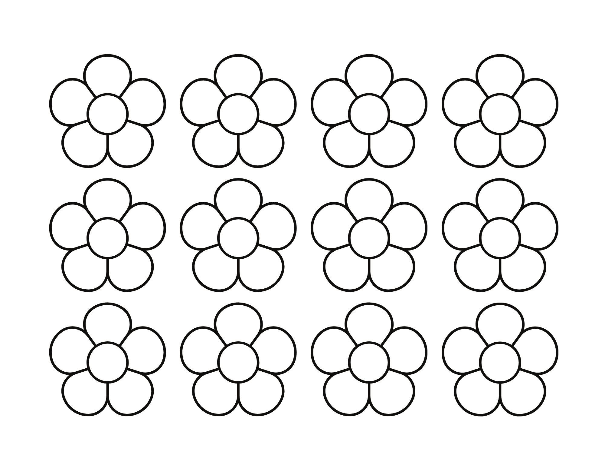 Basic Flower: Comes in 8 Sizes - Etsy