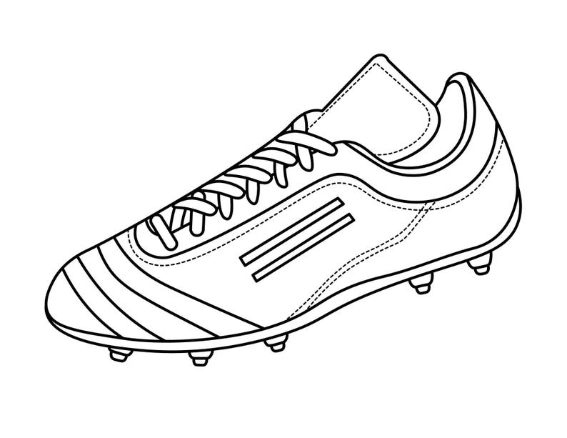 Design a Shoe: 10 Different Shoe Coloring Pages for Creative Fun - Etsy